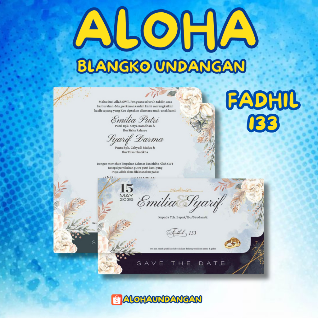 Jual BLANGKO UNDANGAN FADHIL 133 | BLANGKO UNDANGAN KOSONG | KERTAS UNDANGAN KOSONG | UNDANGAN ...