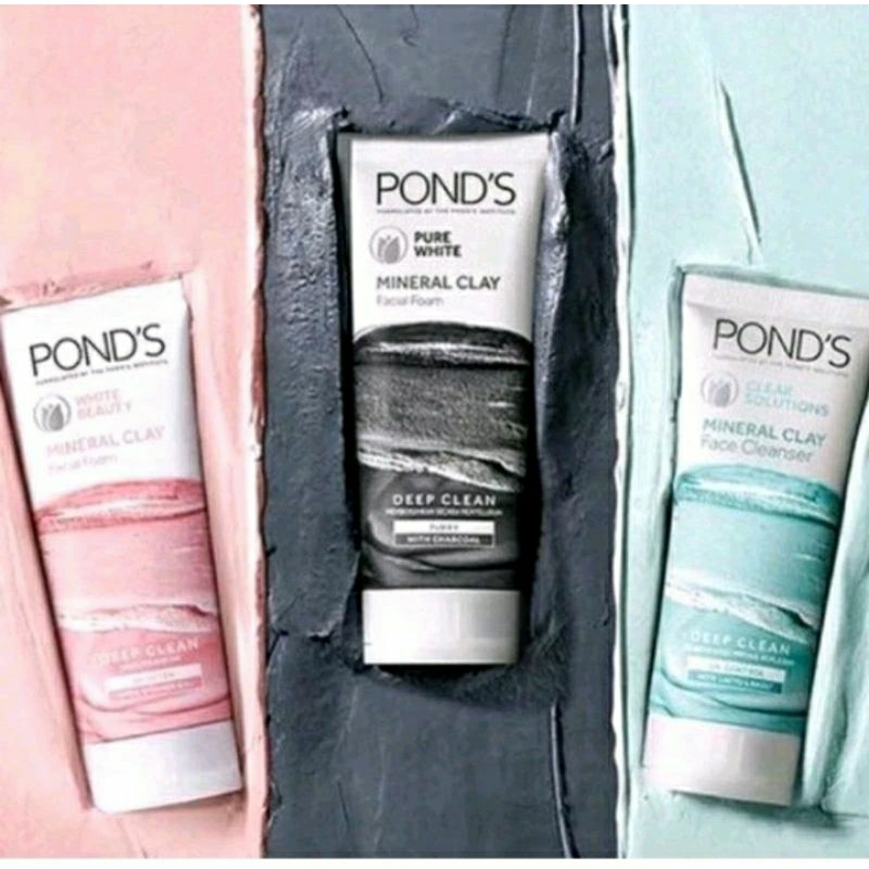 Jual ponds mineral clay facial foam 90g | Shopee Indonesia