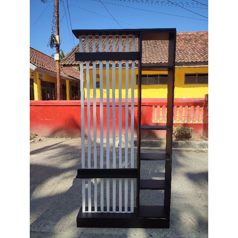 Jual Rak partisi penyekat ruangan minimalis pembatas ruang tamu ukuran ...