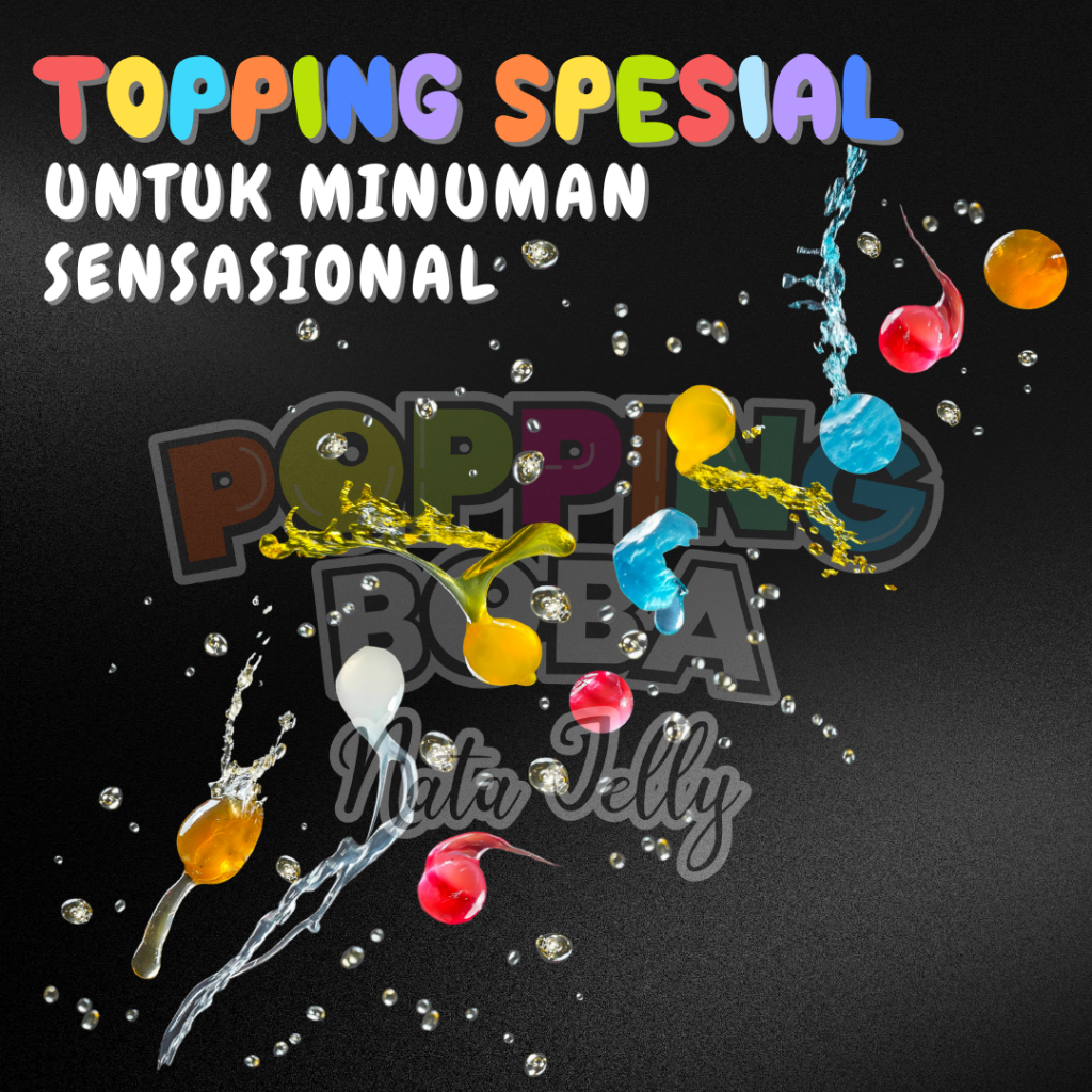 Jual TOPPING MINUMAN UNIK Kombinasi Minuman Jelly Karakter Bentuk ...
