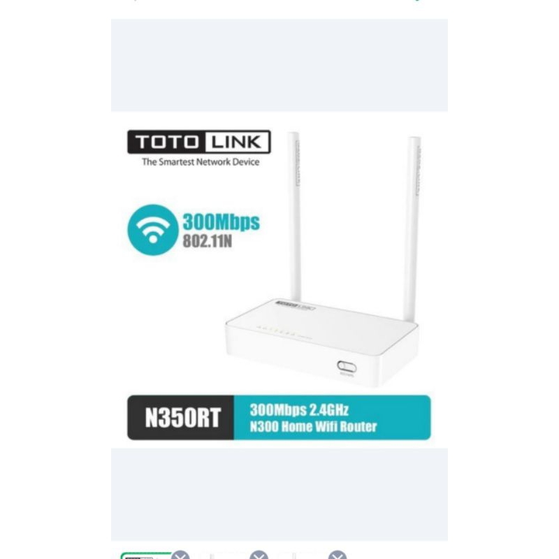 Jual TOTO LINK N350RT / 300Mbps Wireless N Broadband Router (GNB ...
