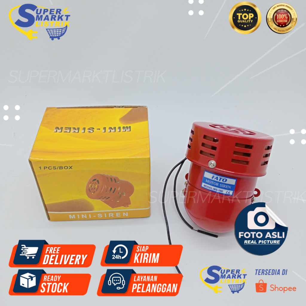 Jual Mini Sirine Motor Fato AC 220V | Shopee Indonesia