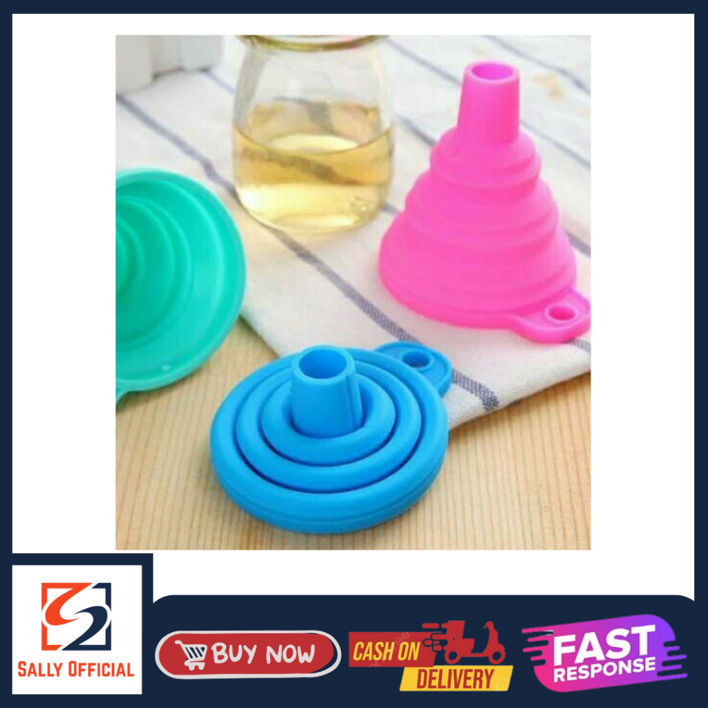 Jual Corong Lipat Mini Silikon Corong Air Corong Minyak Karet | Shopee ...