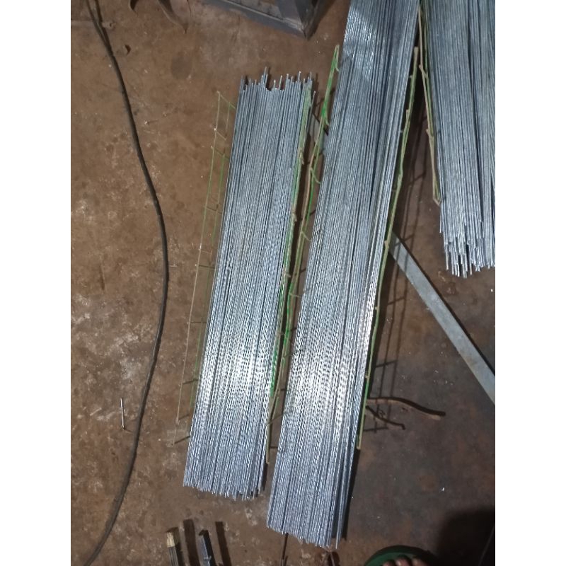 Jual Kawat galvanis lurus ukuran 1m tebal kawat 3,4mm merk hotdip/kraws ...