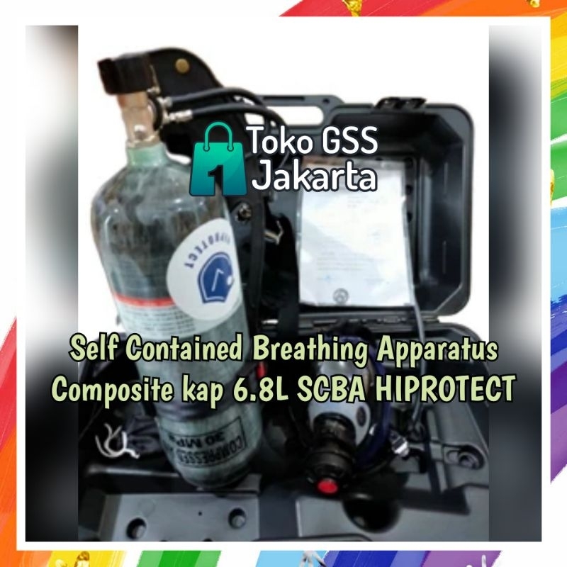 Jual Self Contained Breathing Apparatus Composite kap 6.8L SCBA HIPROTECT | Shopee Indonesia