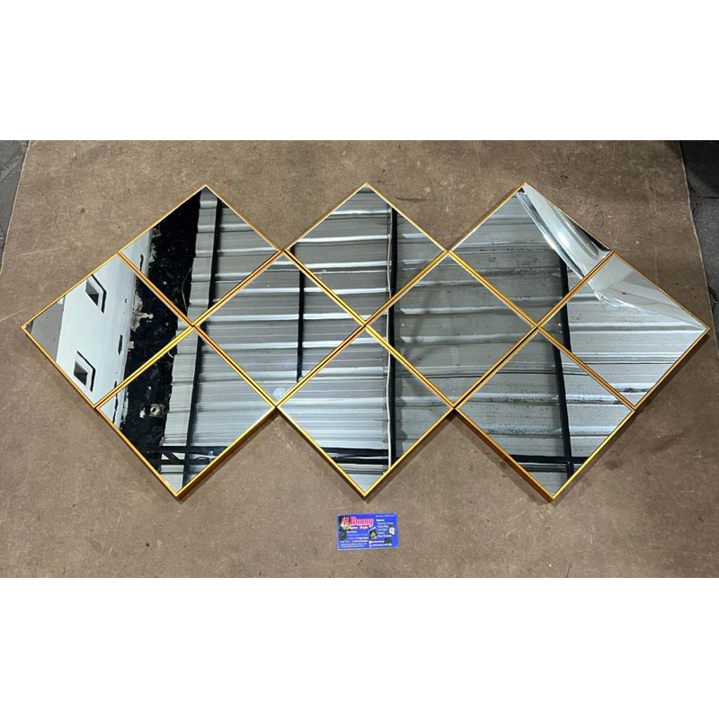 Jual cermin tempel dinding 20x20cm Dekorasi dinding susun sesuai ...