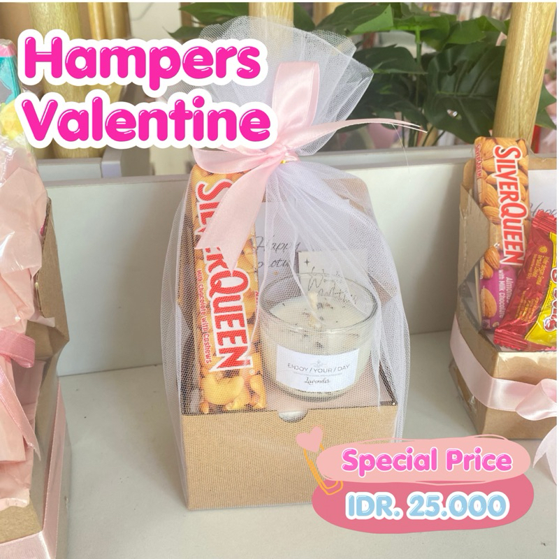 Jual HAMPERS VALENTINE KEMASAN KAIN TILE + Box | Shopee Indonesia