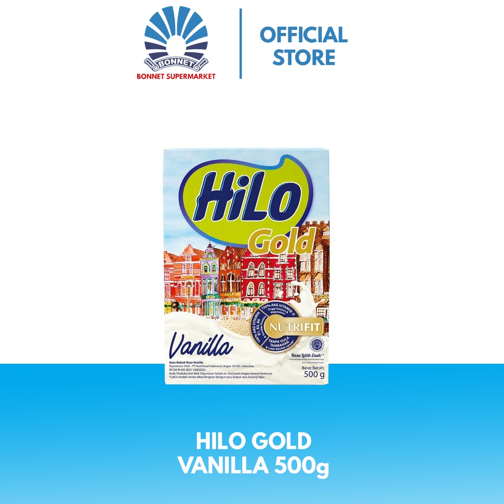 Jual Hilo Gold Vanilla 500gr - Susu Tinggi Kalsium | Shopee Indonesia