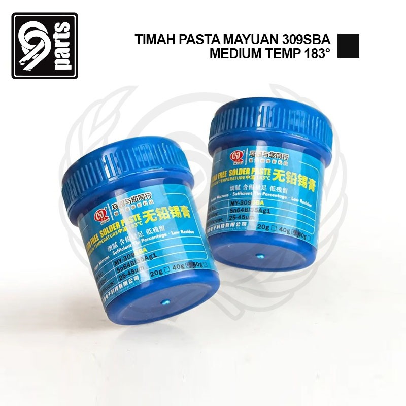Jual Timah Pasta Mayuan 309SBA Medium Temperature 183° 60GRAM | Shopee ...