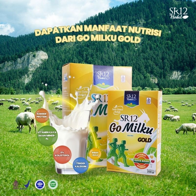 Jual Go Milku Gold SR12 - 200gr - Susu Untuk Manula - Susu Untuk Tulang ...