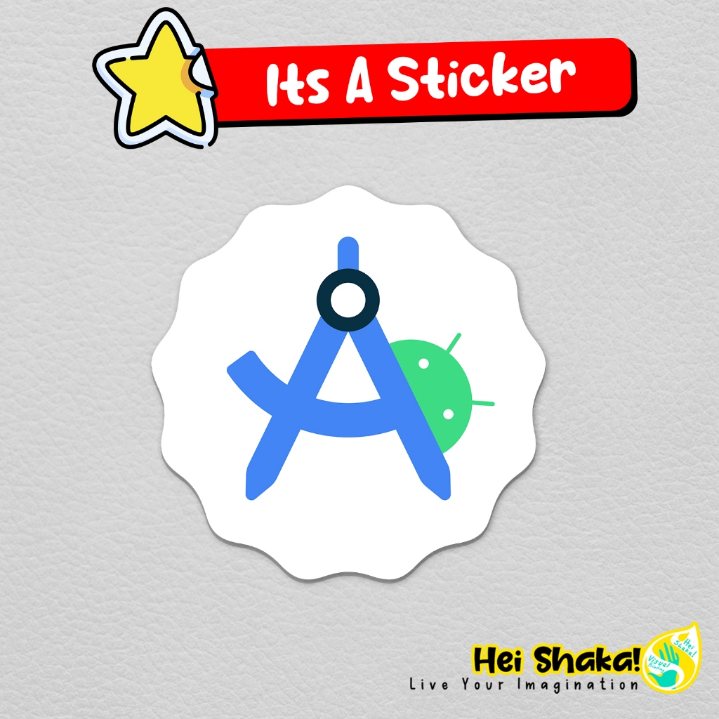 Jual Stiker Android Studio Sticker Programmer Developer Coding Vinyl ...