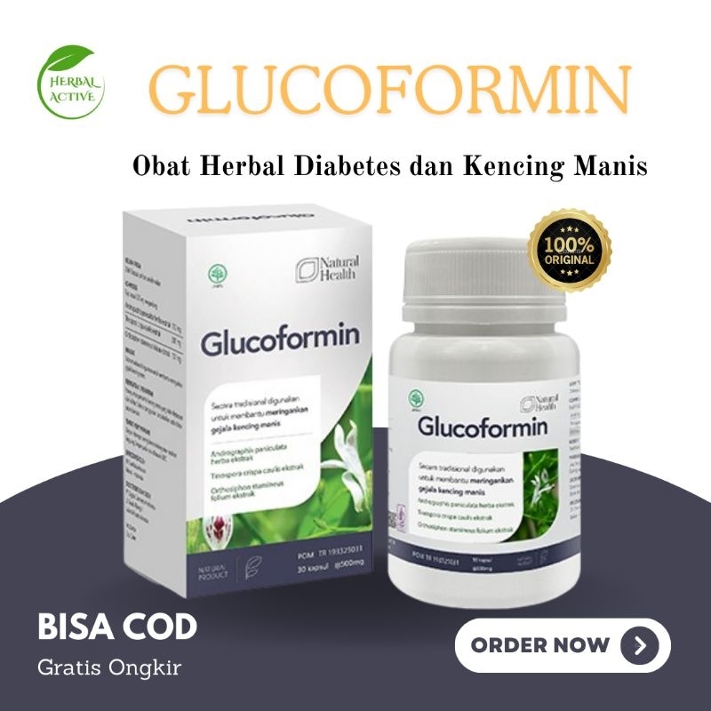 Jual Glucoformin Asli Original Obat Diabetes Kencing Manis Gula Darah ...