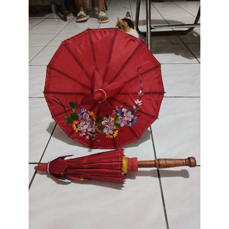 Jual payung geulis d30cm, payung meja, payung dekorasi, sateja payung ...