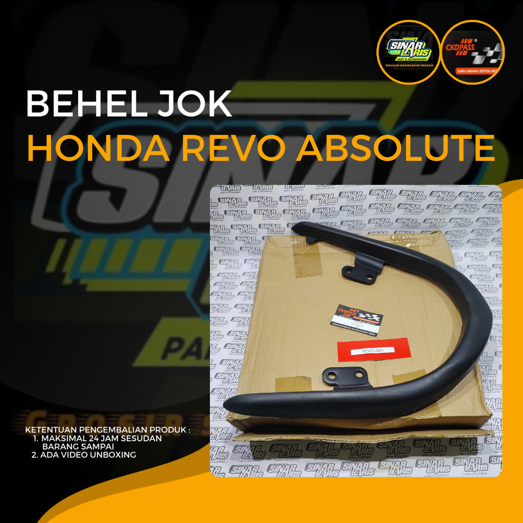 Jual BEGEL BEHEL JOK MOTOR REVO ABSOLUTE CKDPASS BAHAN KARET TEBAL ...