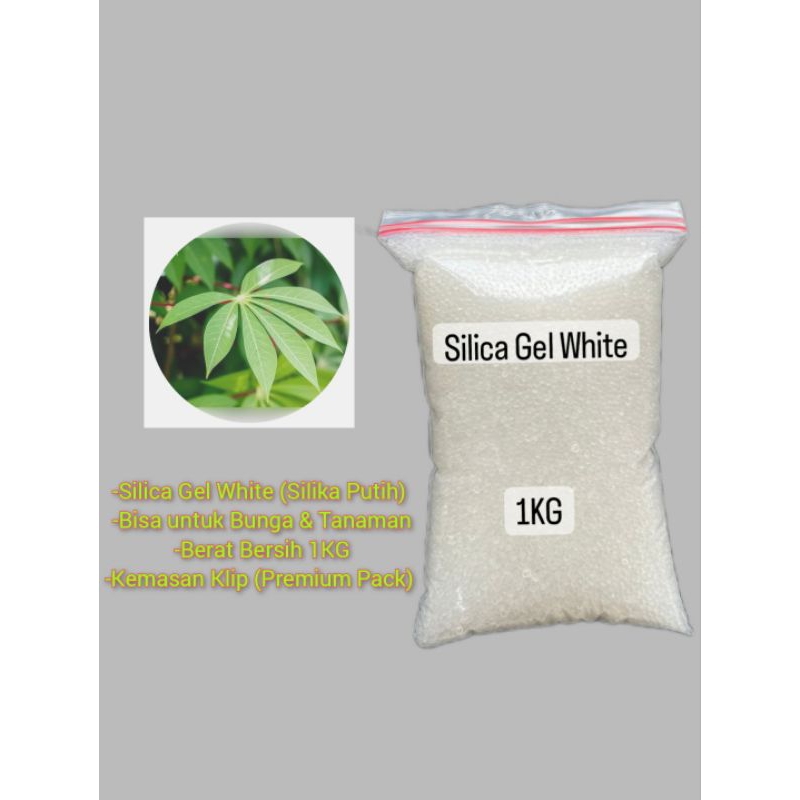 Jual Silica Gel White / Silika Putih Gel CURAH 1KG | Shopee Indonesia