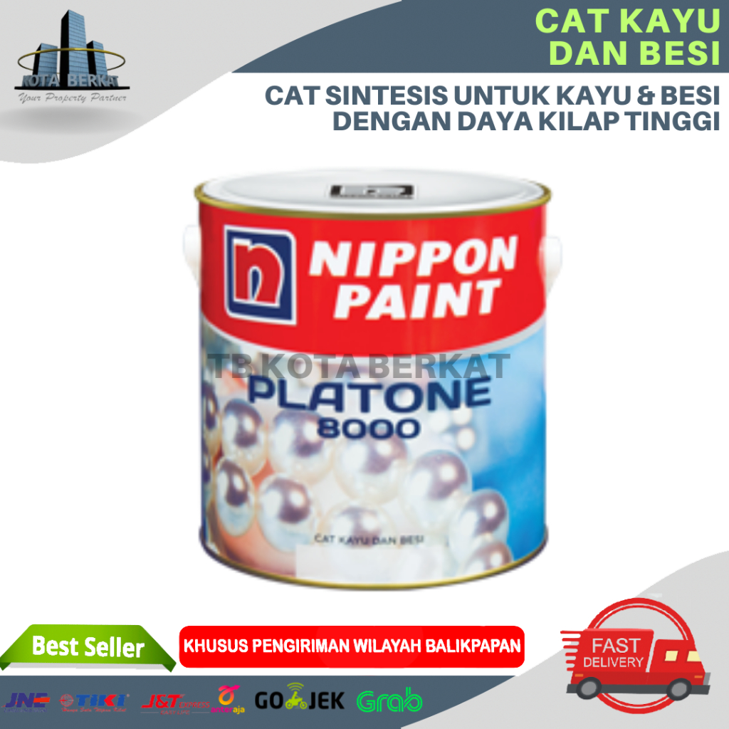 Jual CAT PLATONE NIPPON PAINT 1L (WARNA READY) | Shopee Indonesia