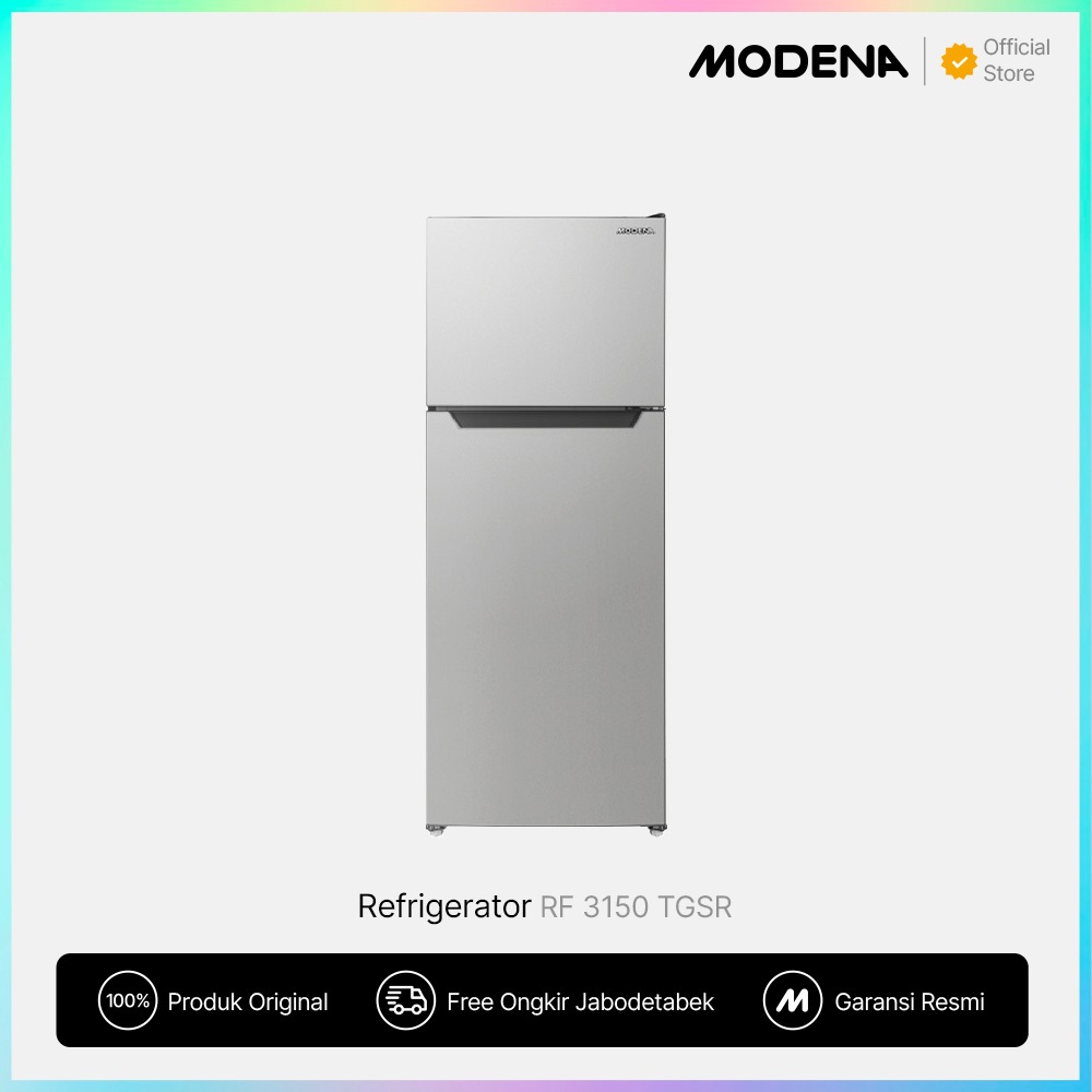 Jual MODENA Refrigerator - RF 3150 TGSR | Shopee Indonesia