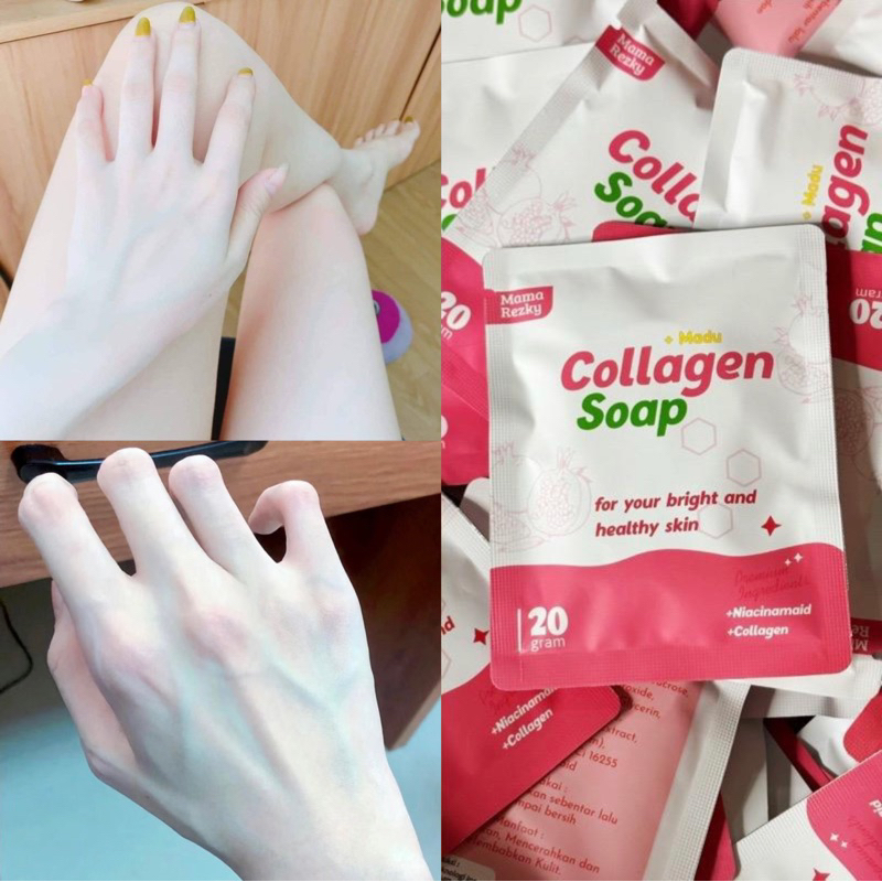 Jual SABUN COLLAGEN + NIACINAMAID (sabun pemutih badan BPOM) | Shopee ...