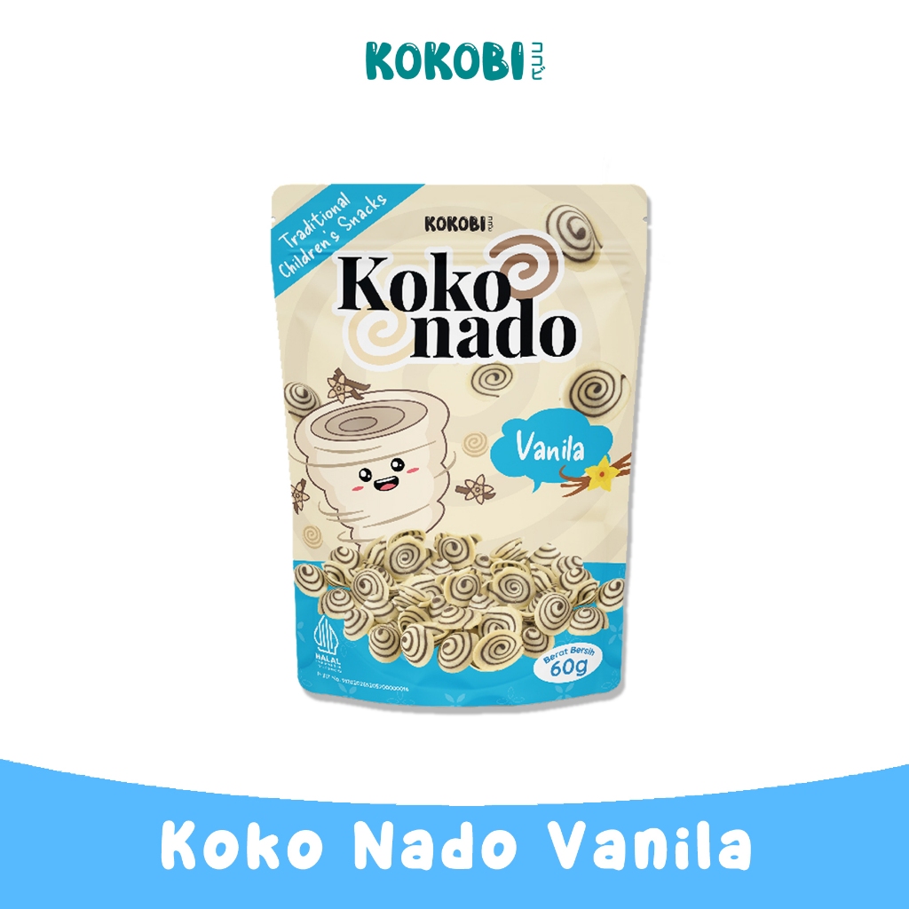 Jual Kokobi Koko Nado - Kuping Gajah Mini Vanila 60gr Kids Friendly ...