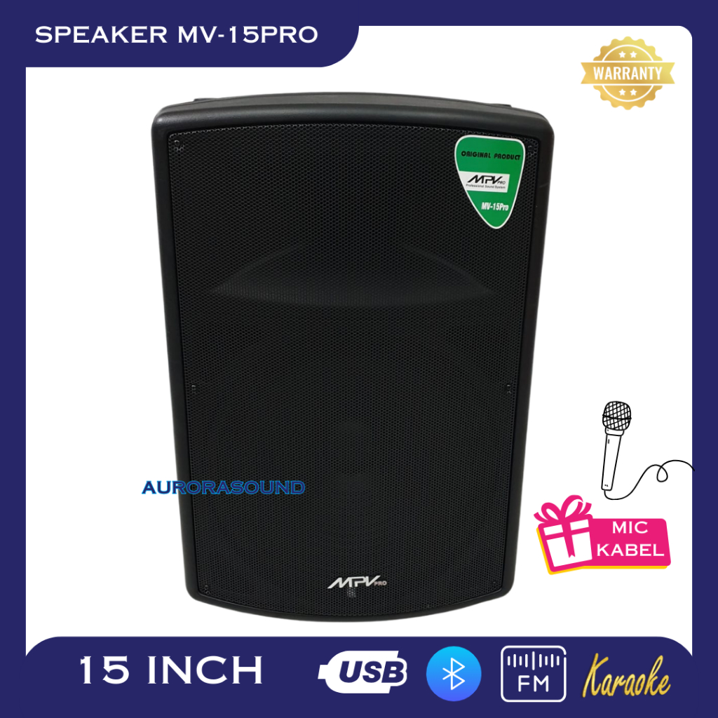 Jual SPEAKER AKTIF MPV 15 INCH 15IN 15" MODEL YAMAHA BLUETOOTH BONUS MIC | Shopee Indonesia