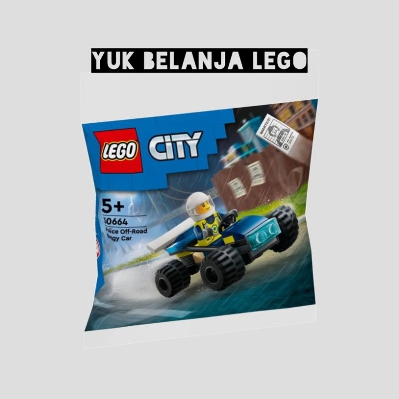 Jual LEGO City 30664 Police Off-Road Buggy Car polybag | Shopee Indonesia