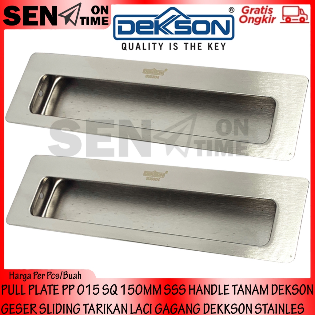 Jual HANDLE TANAM TARIKAN DEKSON PULL PLATE PP 015 SQ 150MM SSS HANDEL ...