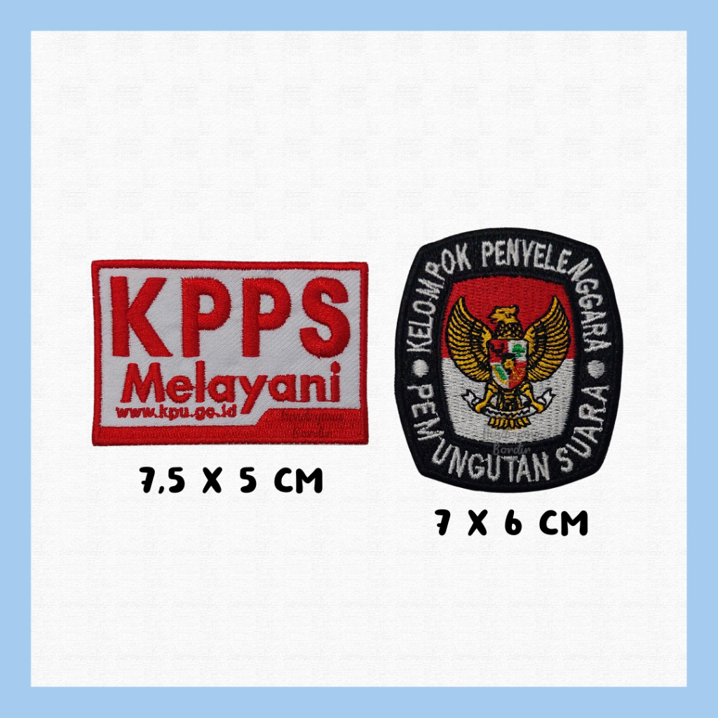 Jual Bordir Logo KPPS Melayani | Shopee Indonesia