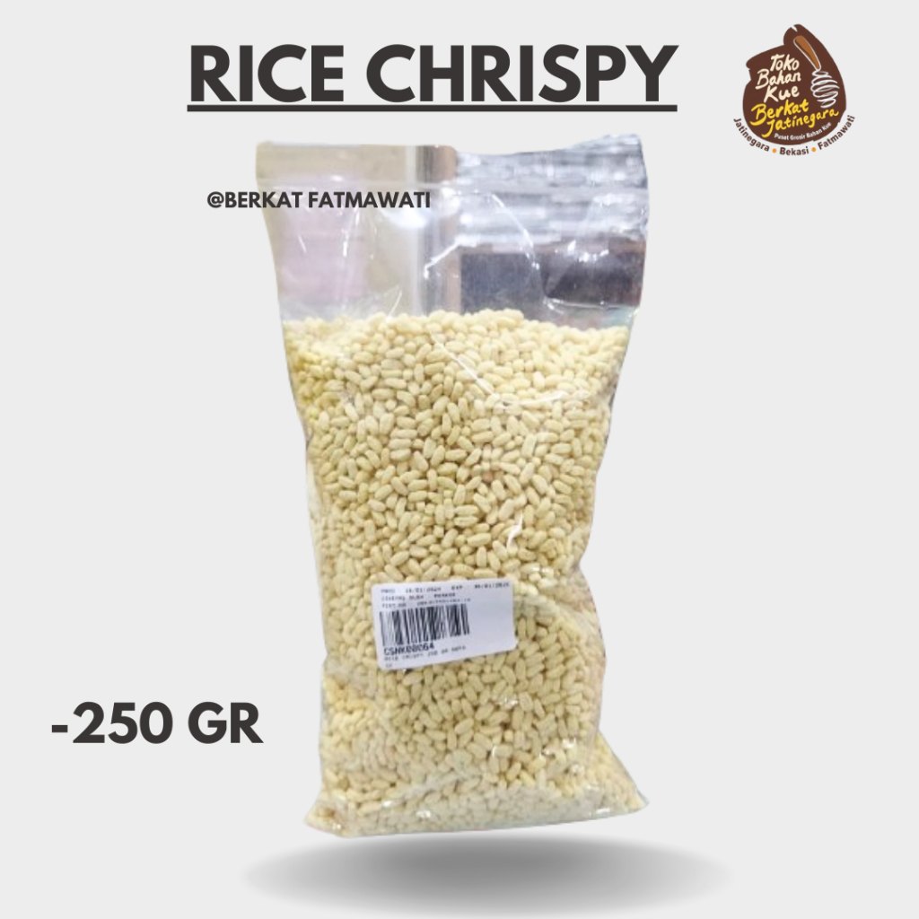 Jual RICE CRYSPI REPACK / RICE PUFF / RICE CRYSPI WHITE / KEMASAN 250 ...