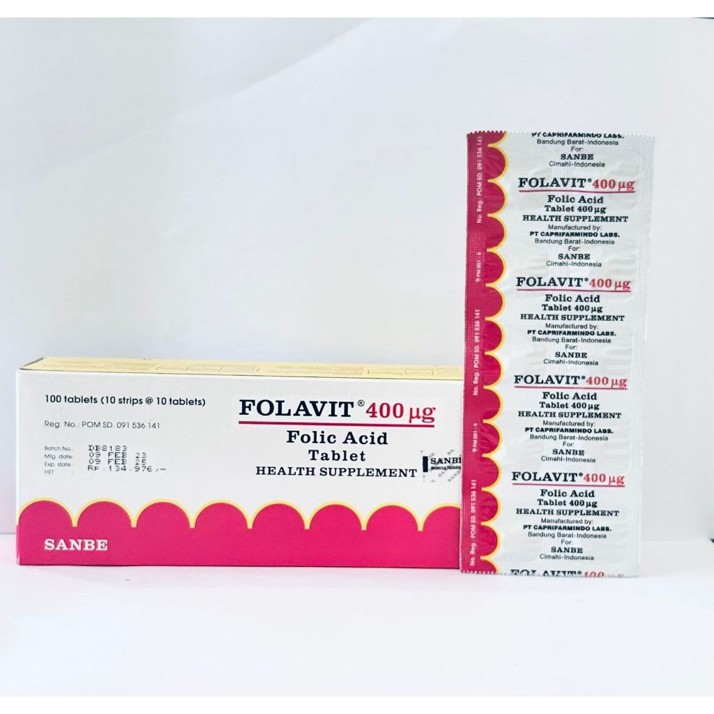 Jual Folavit 400 mcg 10 Tablet | Shopee Indonesia