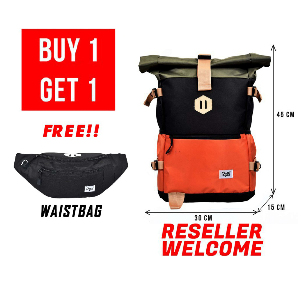 Jual RO 02 Tas Ransel Backpack gendong distro Ransel pria wanita ...