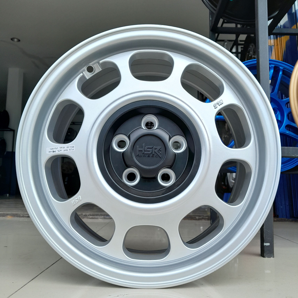 Jual Velg mobil Rally look racing, ring 15 silver hsr klg r15 pcd 5x114 et42 velg mobl ertga ...
