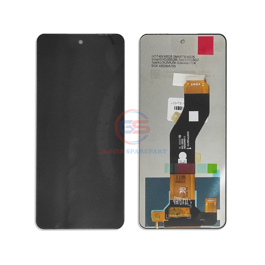 Jual LCD INFINIX SMART 8 / SMART 8 PLUS / SMART 8 PRO / HOT 40I / X6525 ...