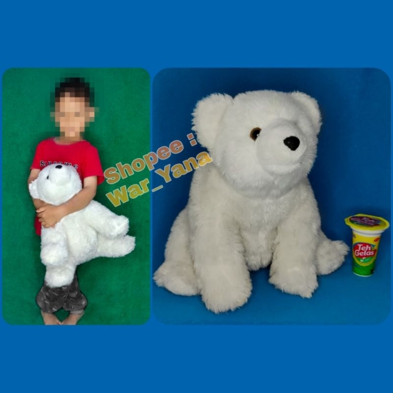 Jual Boneka Beruang Kutub Import Jepang Original Polar Bear Animals ...