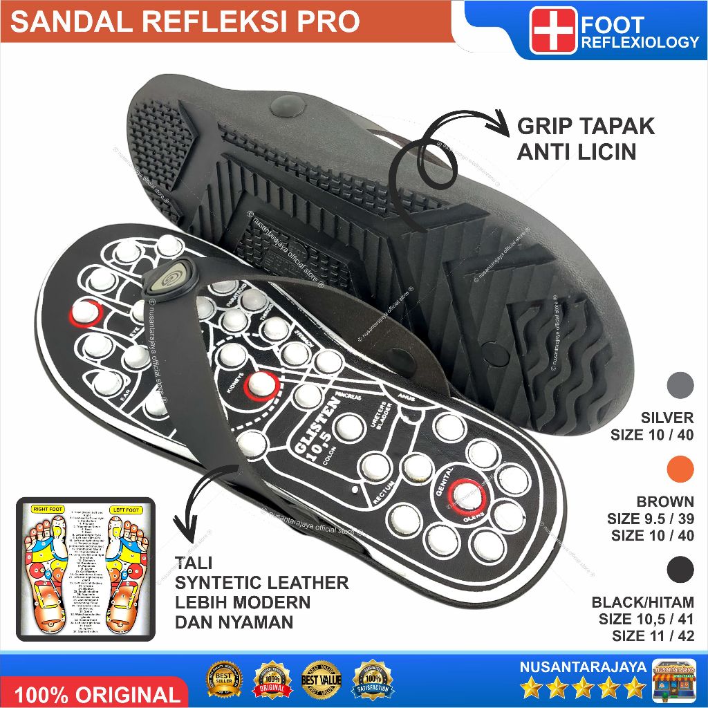 Jual SANDAL TERAPI REFLEKSI PROO GENERASI TERBARU lebih menggigit ...