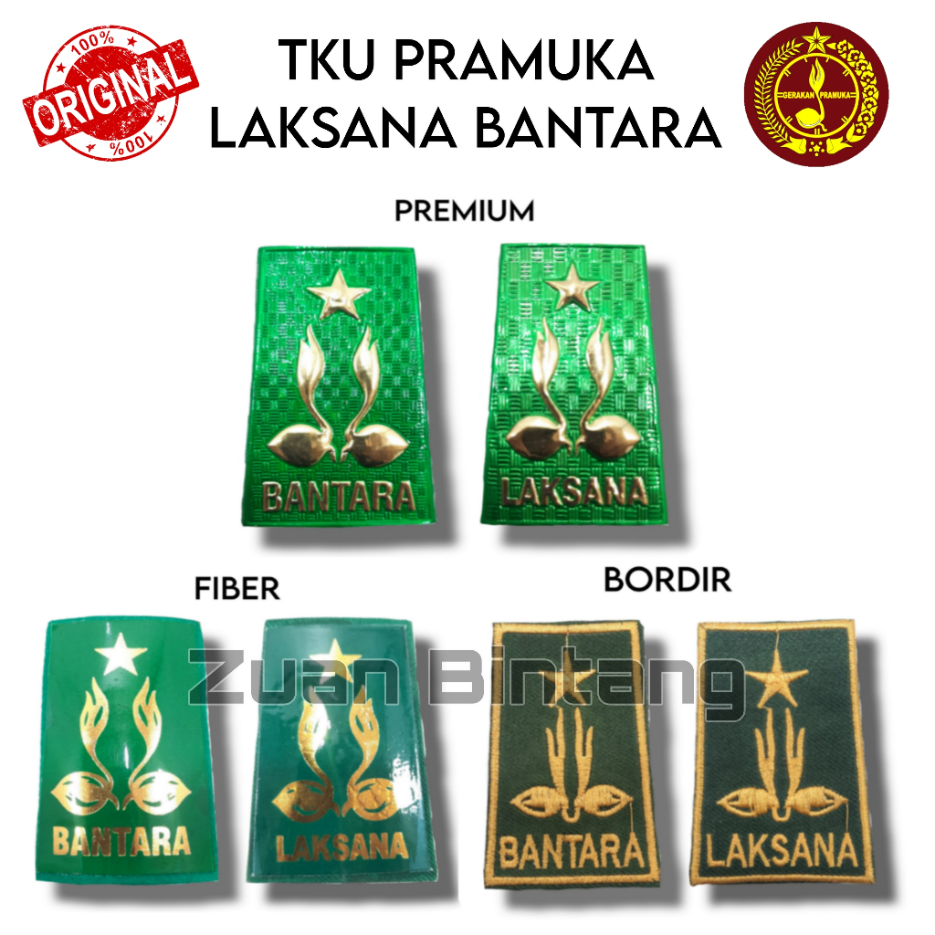 Jual TKU PRAMUKA LAKSANA BANTARA KARSTEK FIBER BORDIR/TKU PRAMUKA ...