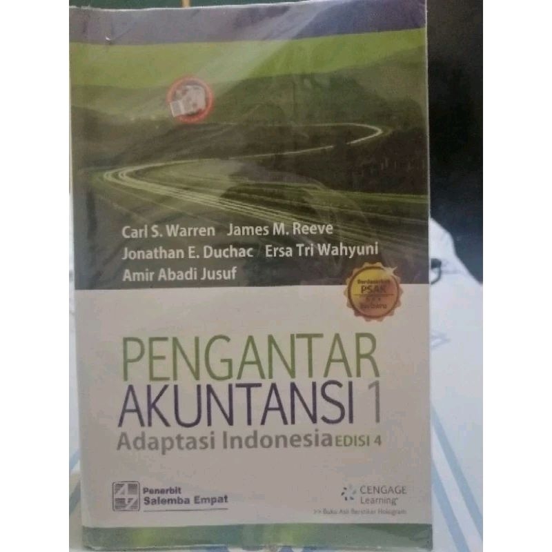 Jual Buku Pengantar Akuntansi 1 Adaptasi Indonesia EDISI 4 Salemba Empat Carl S. Warren, James M ...
