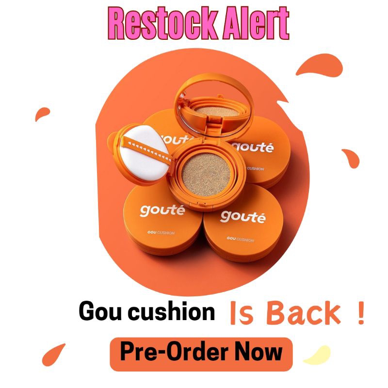 Jual GOUTE'Cushion Dewi Finish 15gr BPOM | Shopee Indonesia