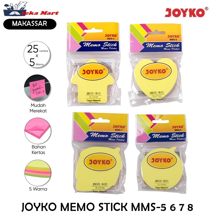 Jual JOYKO MEMO STICK MMS-5 MMS-6 MMS-7 MMS-8 MEMO TEMPEL | Shopee ...