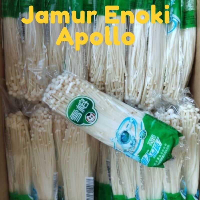 Jual Jamur Enoki Apollo 1 Pcs/Flammulina filiformis /Masakan Ibu di ...
