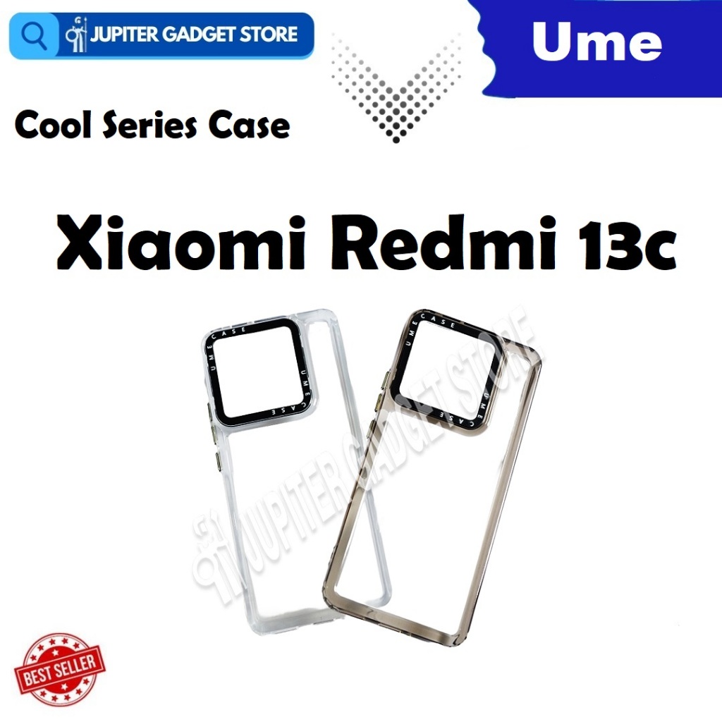 Jual Casing Xiaomi Redmi 13c Ume Cool Series Soft Hardcase Transparant ...