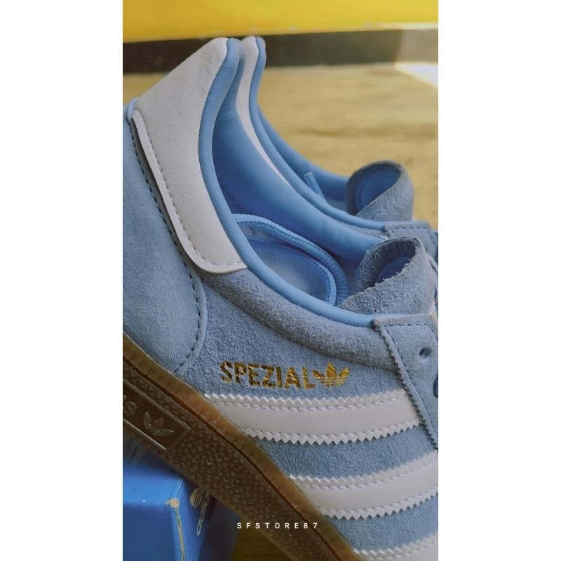 Jual ADIDAS HANDBALL SPEZIAL ICE BLUE | Shopee Indonesia