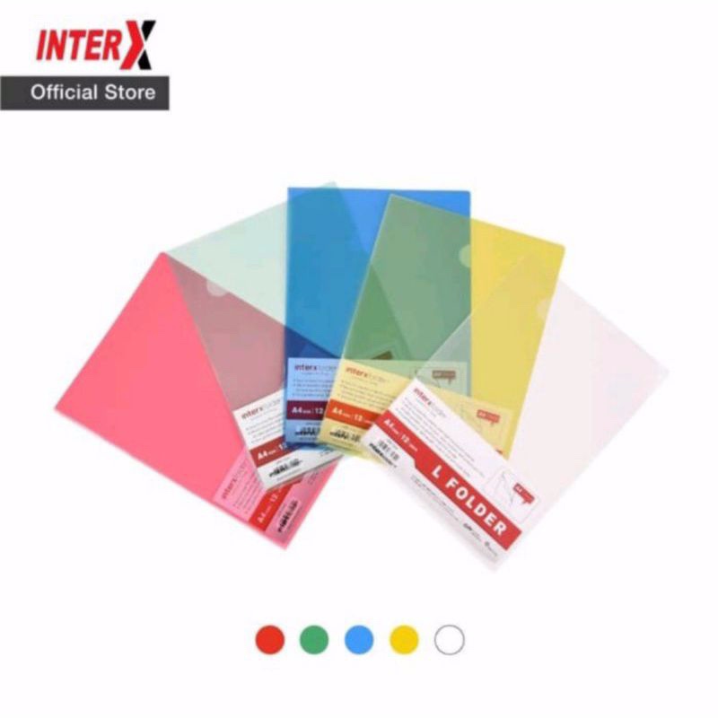 Jual Map L / Map Bening Inter X A4 Tebal (12 Pcs) | Shopee Indonesia
