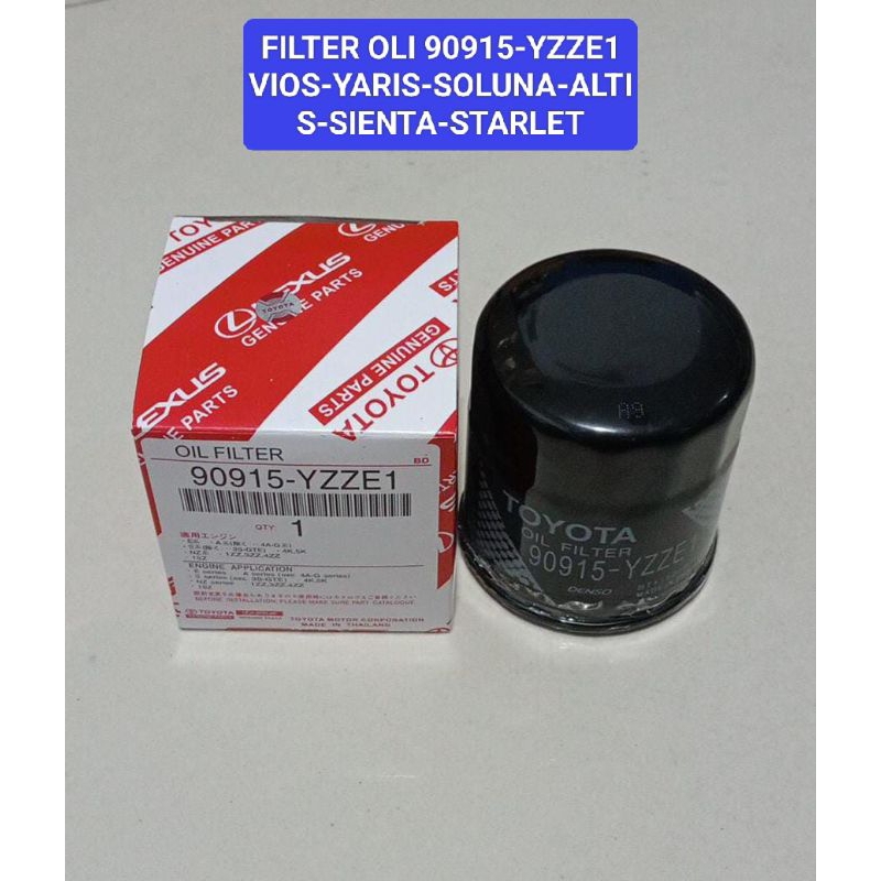 Jual FILTER OLI-SARINGAN OLI 90915-YZZE1- VIOS-YARIS-SOLUNA-SIENTA ...