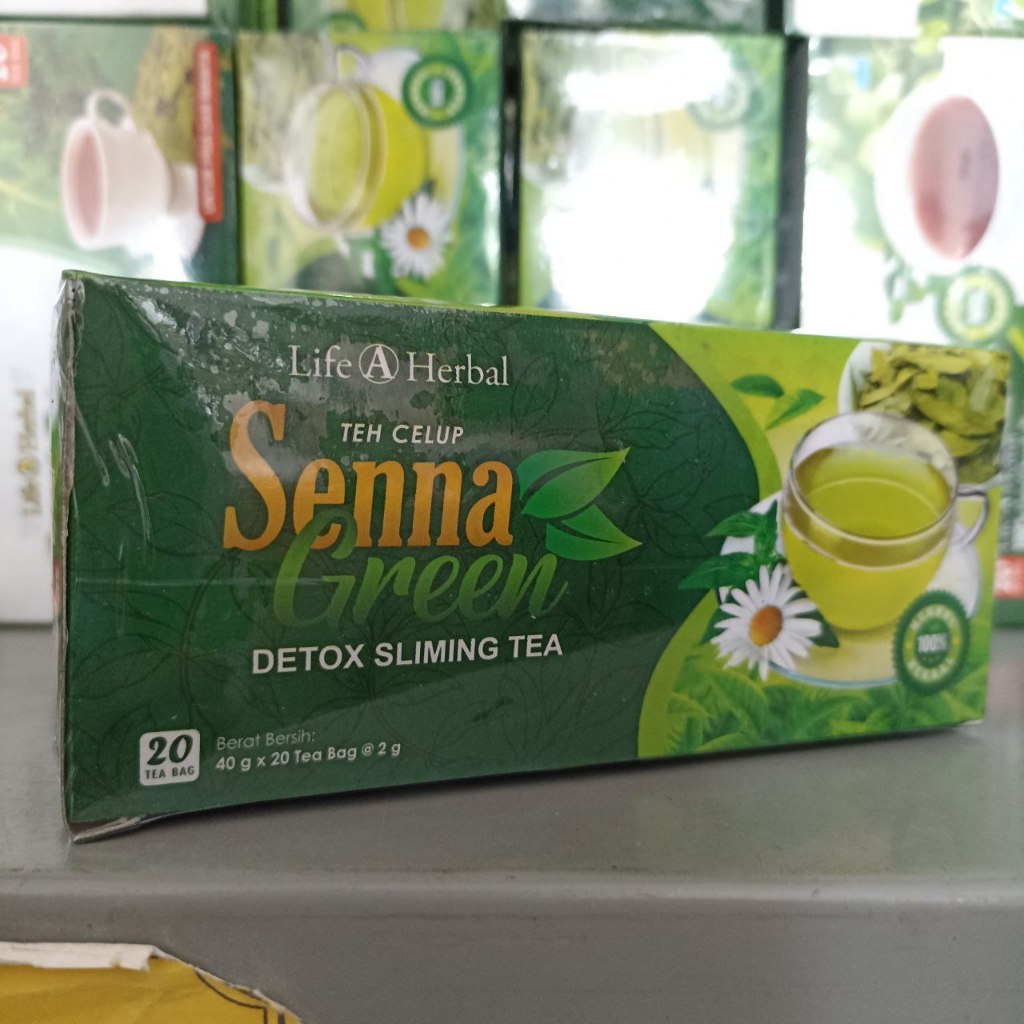 Jual Teh Celup Senna Green Detox Slimming Tea Isi 20 Bag / Teh Jati ...