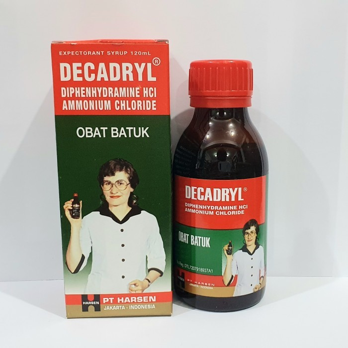 Jual DECADRYL EXPECTORANT SIRUP 120ML/60ML / UNTUK MEREDAKAN BATUK ...
