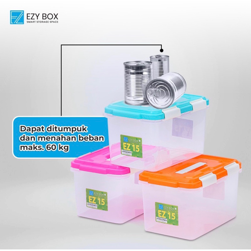 Jual Ezy Box Container Plastik Cb 15 Liter Kontainer bok murah ...