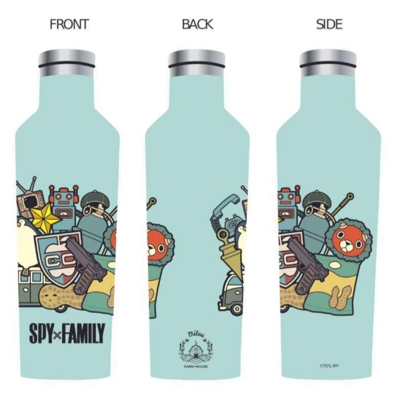 Jual Tumbler bottle minum Termos Spy X Family Milou Farm House hijau ...