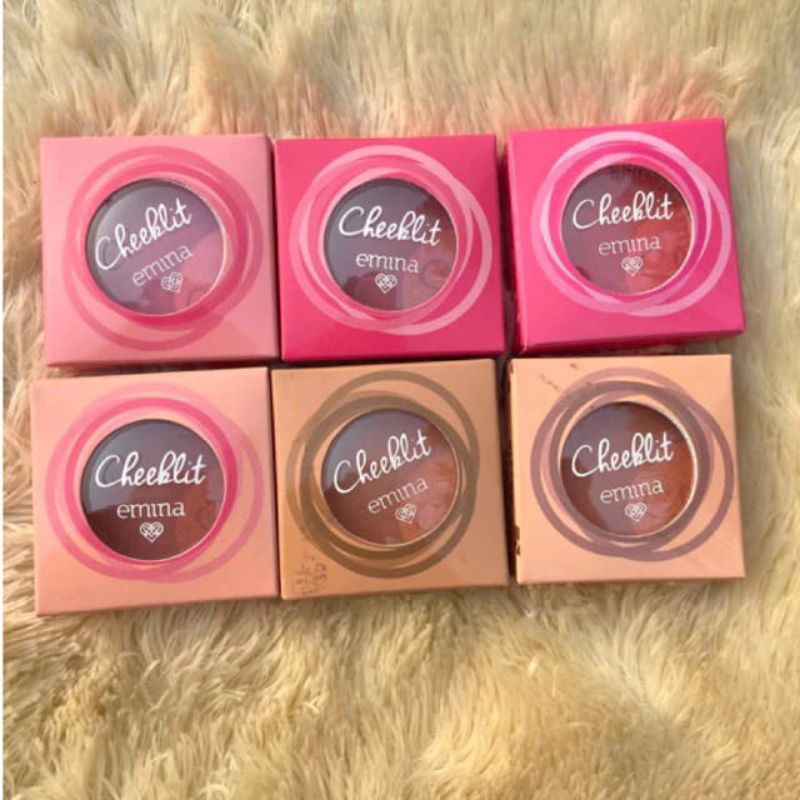 Jual EMINA CHEEK LIT PRESSED BLUSH | Shopee Indonesia