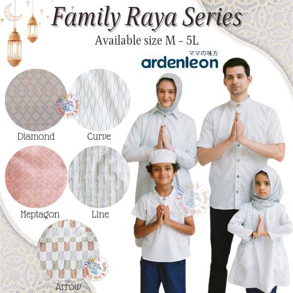 Jual SALE Ardenleon Family Raya S - 5L Mom Tunic / Girl Dress / Koko ...