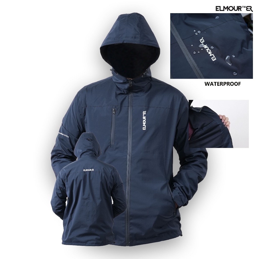 Jual Elmour Jaket Outdoor Waterproof Goretex Tahan Air Dan Angin ...